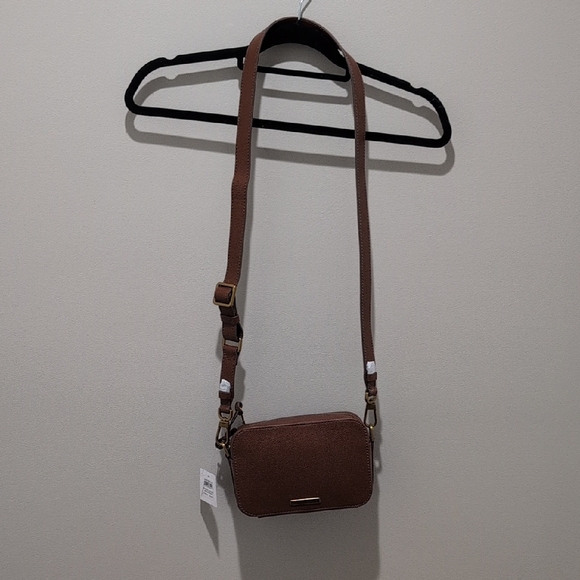 Fossil | Bags | Fossil Bryce Small Medium Brown Leather Crossbody Bag ...